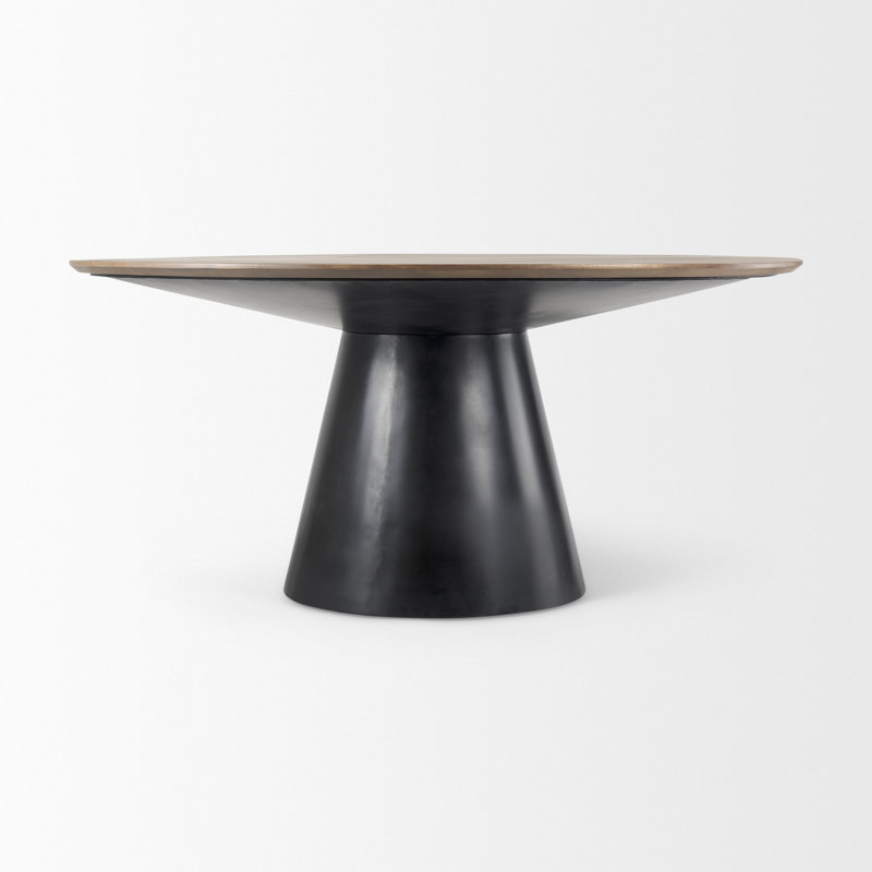 Mercana Mitchell Round Solid Wood Dining Table | Perigold